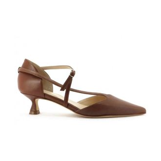 Anna F. D&eacute;collet&eacute; in Leder - - Shoes - Damen - Braun - 38 EU