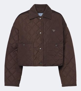 Prada Veste courte en Re-Nylon