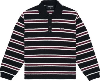 Worst Behavior Wrstbhvr, Homme, Pulls, Noir, Taille: L Seth V2 Polo Sweater