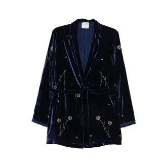 Forte_Forte 15045 Notte Kleid - - Jackets - Damen - Blau - XS