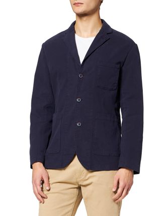 Hackett Herren Anzugjacke HKT GMD Stretch, Blau (Navy 595), (Herstellergr&ouml;&szlig;e: 46/Regular)