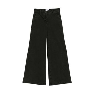 Via Masini 80 Weite Hosen - - Jeans - Damen - Schwarzk - 2XS