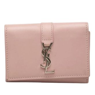 Saint Laurent Pre-owned Leder Schl&uuml;sselanh&auml;nger - - Pre-owned - Damen - Rosa - ONE SIZE