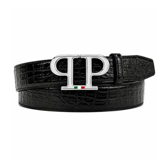 Philipp Plein Homme, Accessoires, Noir, Taille: 105 CM Ceintures