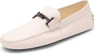 Tod's Homme, Chaussures, Blanc, Taille: 38 1/2 EU Mocassins