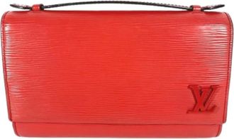 Louis Vuitton Pre-owned Sac bandouli&egrave;re Pochette Epi Coquelicots - Femme - Pre-owned - Rouge - Taille: ONE Size