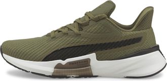 Puma Herren PWRFRAME TR Gymnastikschuh, Dunkelgr&uuml;n Moss Black, 45 EU, Schwarz, 45 EU