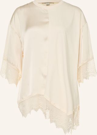 AllSaints Allsaints Blusenshirt Lenny Im Materialmix beige