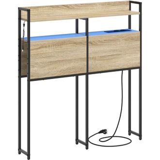 vidaXL Aufbewahrungskopfteil Sonoma-Eiche 80 cm Holzwerkstoff vidaXL