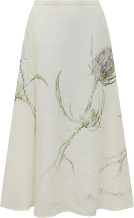 Alberta Ferretti Femme, Jupes, Gris, Taille: 40 FR Jupe Midi