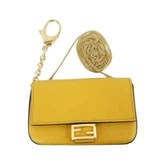 Fendi Pre-owned Handtaschen-Charm - - Pre-owned - Damen - Gelb - ONE SIZE