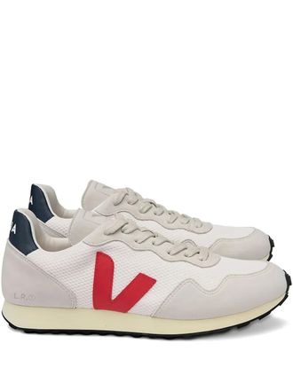 Veja baskets &agrave; logo v - Blanc
