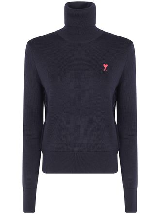 Ami Sweater Turtleneck Quota Ami De Coeur