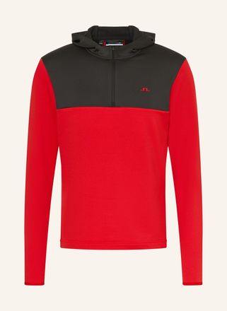 J.Lindeberg J.Lindeberg Funktionshoodie rot