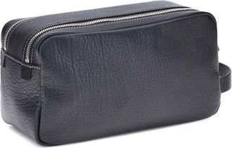 Brunello Cucinelli Grained Calf Leather Wallet - Black