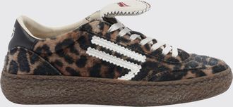 Puraai 4.05 Polly Tab Low-Top-Sneaker aus veganem Leder mit Animal-Print
