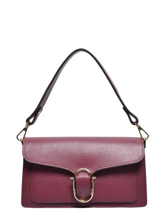 Anna Luchini Weinfarbe Rindsledertasche