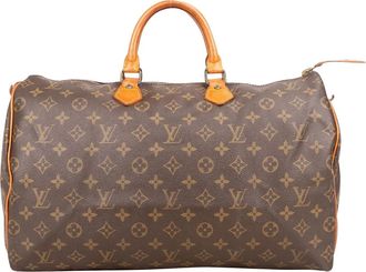 Louis Vuitton Crossbody Bags - Louis Vuitton Monogram Canvas Speedy 40 Handbag - Gr. unisize - in Braun - f&uuml;r Damen