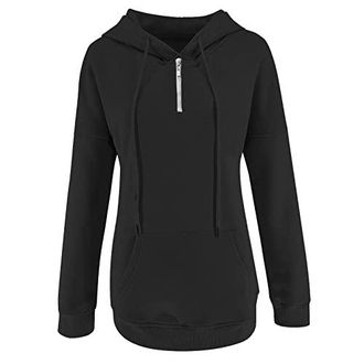 Generic Sweats à capuche surdimensionnés à fermeture éclair pour femme - Pull à capuche pour femme grande taille - Pulls dautomne amples surdimensionnés - Pul