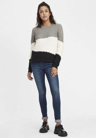 Oxmo Strickpullover OXOlma Pullover in Fein-Strick Optik