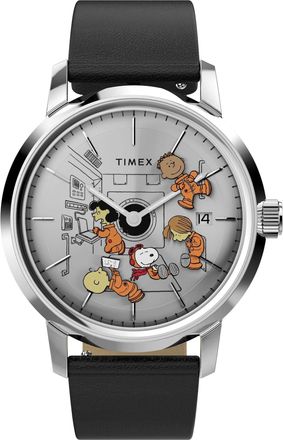 Timex Uhren - Mechanische Automatikuhr Timex X Peanuts Marlin - Gr. unisize - in Schwarz - f&uuml;r Damen
