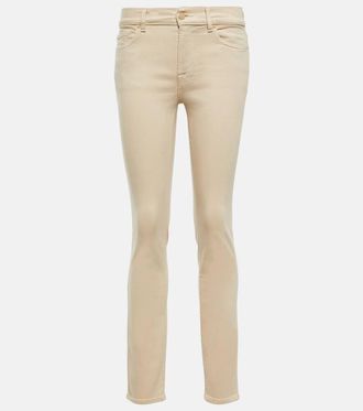 7 For All Mankind Jean slim Roxanne à taille mi-haute