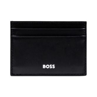 HUGO BOSS Homme, Accessoires, Noir, Taille: ONE Size Portefeuille en cuir avec compartiments int&eacute;rieurs