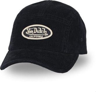 Von Dutch Casquette 5 Panneaux Adulte en Velours cotel&eacute; avec Patch Velvet TU