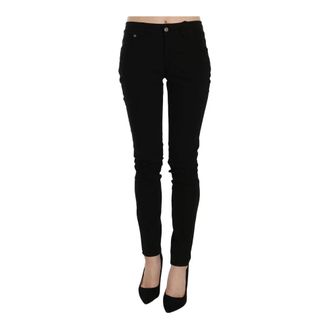 John Galliano Schwarze Slim Fit Skinny Denim Jeans - - Jeans - Damen - Schwarzk - W29