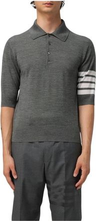 Thom Browne Homme, Tops, Gris, Taille: S Polo Chemises