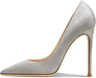 Generic Qynthra Escarpins de Robe de Cour Femme à Bout Pointu Talons Hauts Aiguilles Suède à Enfiler pour Soirée en Boîte de Nuit et Sortie Nocturne Sexy Élég