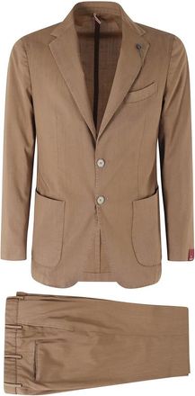 Santaniello Homme, Costumes, Brun, Taille: M Canvas Dress Super