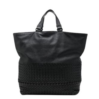 Bottega Veneta Pre-owned Intrecciato Leder Tote Bag - - Pre-owned - Damen - Schwarzk - ONE SIZE