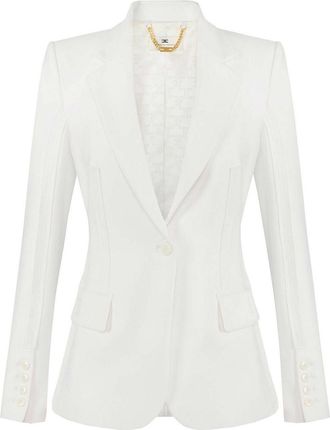 Elisabetta Franchi Blazer - Cr&egrave;me