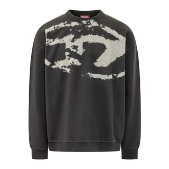 Diesel Rundhals-Sweatshirt - - Sweatshirts & Hoodies - Herren - Schwarzk - XS