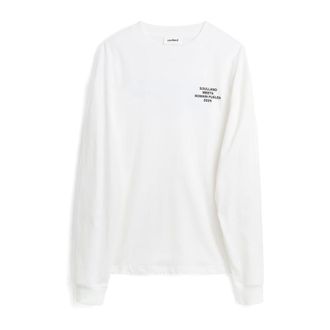 Soulland Homme, Tops, Blanc, Taille: M/L Derek Long Sleeve Top