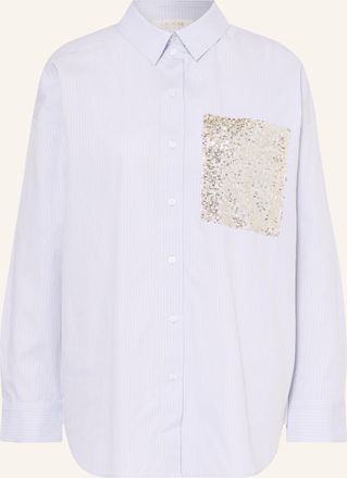 Cat Noir Catnoir Hemdbluse Mit Pailletten blau