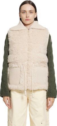 Moncler Wool & Cashmere Blend Down Vest