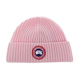 Canada Goose Gerippte M&uuml;tze aus Kaschmir-Mix - - Accessories - Damen - Rosa - ONE SIZE