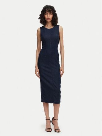 Guess Kleid f&uuml;r den Alltag W6RK72 D6980 Dunkelblau Regular Fit