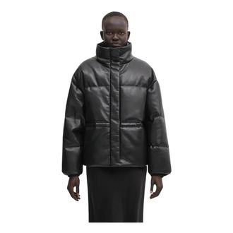 Anine Bing Oslo Puffer Jacket - - Jackets - Damen - Schwarzk - S