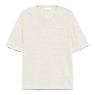 Lardini Homme, Tops, Beige, Taille: XL T-shirt en lin
