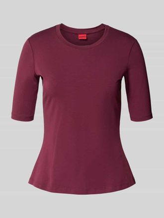 HUGO BOSS Slim Fit T-Shirt aus Baumwoll-Mix Modell DARNELIA