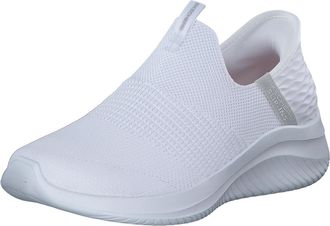Skechers Ultra Flex 3.0 Cozy Streak, Ultra Flex 3.0 Cosy Streak, White Knit/Light Gray Trim, 39 EU