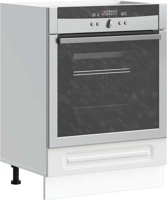 vidaXL Armoire à four Kalmar blanc bois dingénierie Vidaxl