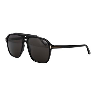 Tom Ford Homme, Accessoires, Noir, Taille: 56 MM Lunettes de soleil &eacute;l&eacute;gantes pour un look ensoleill&eacute;