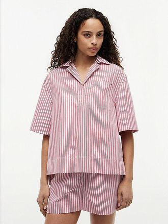 Tommy Hilfiger Chemise en popeline &agrave; manches courtes