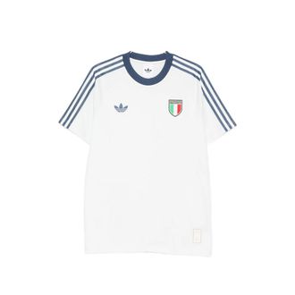 adidas X Italia Three-stripe Crew-neck T-shirt