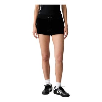 Sporty & Rich Femme, Shorts, Noir, Taille: 36 FR Short Shorts