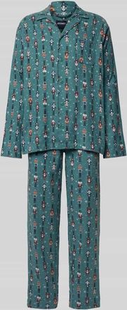 Jockey Pyjama mit Knopfleiste
